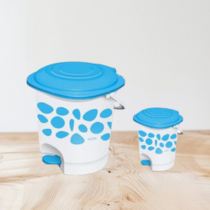 MILTON MILTON Pedal Bin 12 & 7 Liter Plastic Dustbin Price in India ...