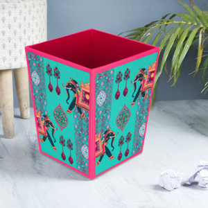 SEJ by Nisha Gupta Wooden Dustbin 11.5L | Open-Top Dustbin for Home ...