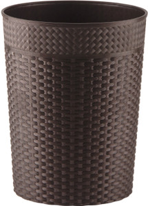 POLYSET Polyset Eden Bin, 10 Litres, Matte Brown Plastic Dustbin Price ...