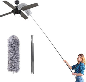 Gentle e kart ® 100-Inch Fan Cleaning Mop with Extendable Long Rod for ...