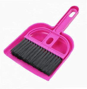RED FEATHER Plastic Mini Dustpan Supdi with Brush Broom Set for ...