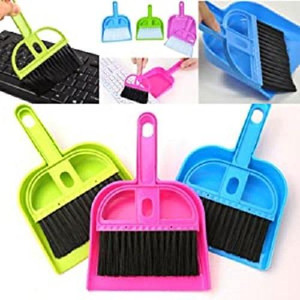 Hoaxer Multipurpose Supdi Dustpan and Brush Broom Cleaning Set Plastic ...