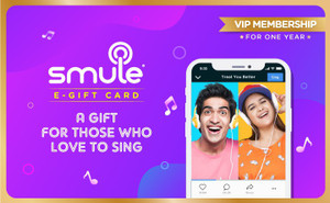 Smule Digital Gift Card Price in India - Buy Smule Digital Gift Card ...