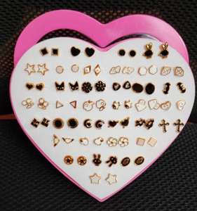 Flipkart.com - Buy DIVINE 36 Pairs Mix Design Earring Stud Set with ...