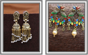 Flipkart.com - Buy aarohi collection Special Bareilly Jhumkas for Women ...