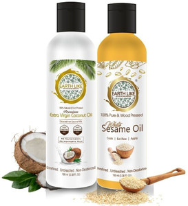 Earth Like Extra Virgin Natual Coconut Oil 100ML | Wood Pressed White ...