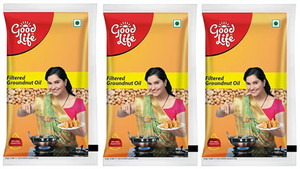 GOODLIFE GROUND NUT OIL 3 L Groundnut Oil Pouch Price in India - Buy ...