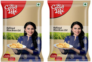GOODLIFE Refined Rice Bran Oil 2 L Rice Bran Oil Pouch Price in India ...