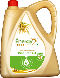 Energy Max Physically Refined Rice Bran Oil Jar Price in India - Buy ...