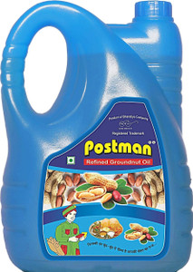 Postman Moongfali/Peanut/Singdana Refined Groundnut Oil Jar Price in ...