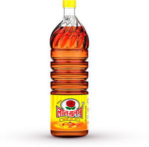 lal gulab Kachi Ghani Mustard Oil, Pet Bottle, 500 ML, PACK OF 2 ...