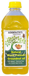 adhwaith Wooden Cold Pressed (Chekku / Ghani / Ganuga) Groundnut Oil ...