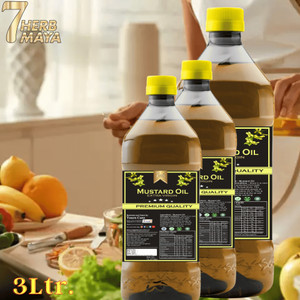 7Herbmaya Cold Pressed/Premium Extra Virgin Mustard Oil/Enriched with ...