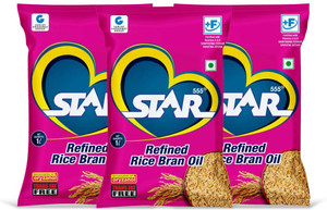 STAR 555 Refined Rice Bran Oil|Super Lite|Good For Deep Frying|Keeps ...