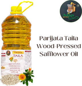 Parijata Wood Pressed / Cold Pressed Kardi Oil / Safflower Oil (2 Litre ...