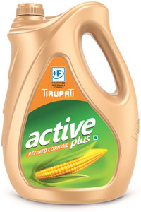 TIRUPATI Active Plus Refined Corn Oil Can Price in India - Buy TIRUPATI ...