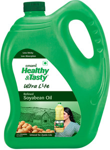 EMAMI Healthy & Tasty Ultra Lite Refined Soyabean Oil Jar Price in ...