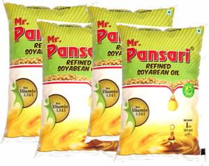 Pansari Refined Soyabean Oil Pouch Price in India - Buy Pansari Refined ...