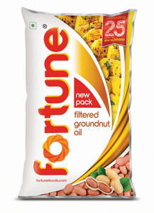 FORTUNE Filtered Groundnut Oil Pouch Price in India - Buy FORTUNE ...