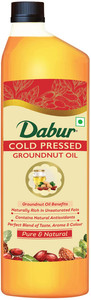 Dabur Cold Pressed Cooking Oil | Contains Unsaturated Fats Groundnut ...