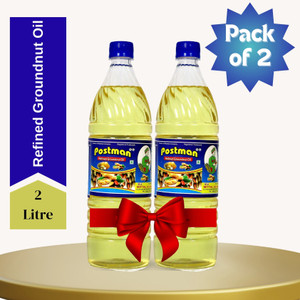 Postman Refined Mungfali Light Groundnut Oil Plastic Bottle Price in ...