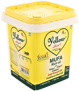 YELLOW HEART Heart Healthy- Yellow MUFA Rich Mustard Oil Mustard Oil ...