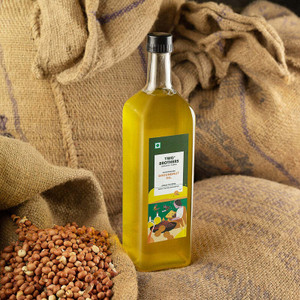 Two Brothers Organic Farms Wood Pressed - 5Ltr (Tin Can) Groundnut Oil ...