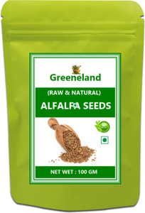 GREENELAND -ORG- ALFALFA SEEDS ( Alfa Seeds / Alphalpha Seeds ) 100 GM ...