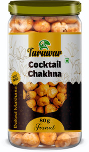 Taruwar Roasted Flavor Makhana[Cocktail Chakhna][80gx4] Lotus Seeds ...