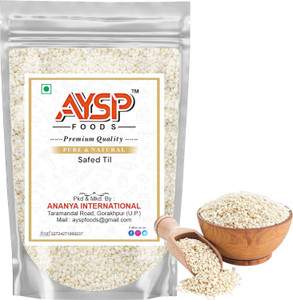 AYSP Premium white sesame seeds (safed till/tilli), essential Indian ...