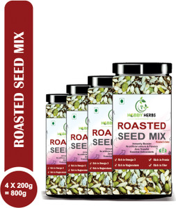 Hobby Herbs Roasted Seed Mix 800g ( 4 x 200g ) |Breakfast Mix Seeds ...