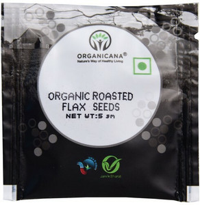 Organicana Roasted Flax Seed Sachet 50 Pcs Roasted Flax Seeds Price in ...