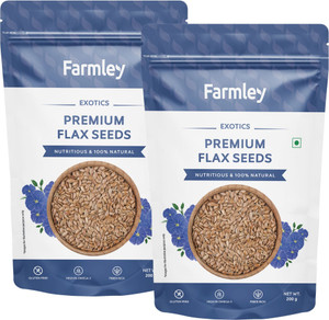 Farmley Premium Brown Flax Seeds 400g Brown Flax Seeds Price in India ...