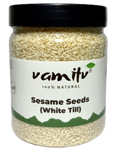 vamitv White Till/Sesame Seeds (Safed Til) - 300gm | 100% Natural ...