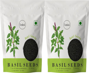 Farmhook Basil Seeds / Tukmariya / Sabja / Bapji Seed for Protein 200 g ...