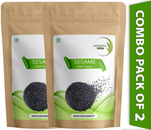 Naturewell Black Sesame Seeds |Kaale Til| Kali Till| Sesame Seed ...