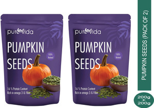 Purevida Premium Pumpkin Seeds | Rich in Protein, Fiber | For Heart ...