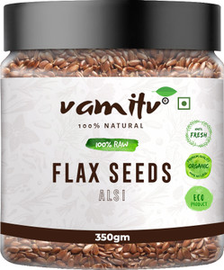 vamitv Flax Seeds ( Alsi ) 350gm Diet Food | 100% Natural Brown Flax ...