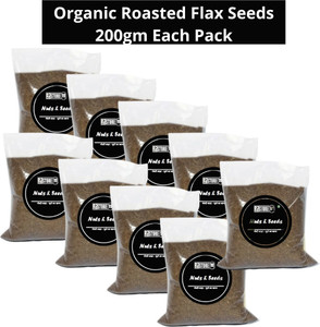 indostore99 Organic Roasted Flax Seed For Eating Edible flex seed for ...