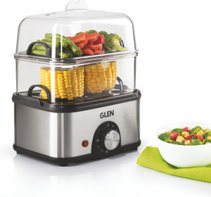 Glen 3 in 1 Electric Multi Cooker Egg Boiler with Extra Layer Rack ...