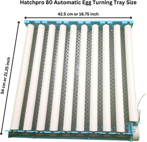 HatchPro 80 Eggs Rolling Automatic egg tray multipurpose with motor ...