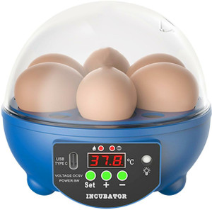 Lyla USB 6 Eggs Incubator Automatic Egg Turner Hatching Eggs for Birds ...