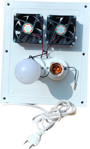 TM&W Eggs Semi Automatic Incubator 50 to 200 egg two holder two fans ...