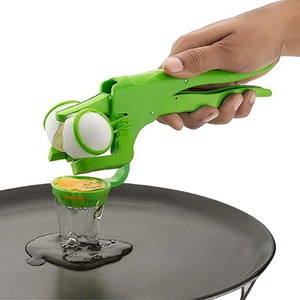 RAXIMEL Egg Cracker with Separator Handheld Egg Breaker Plastic Egg ...