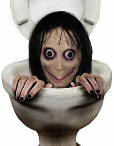 cosmask Creepy Halloween Momo Mask Scary Horror Handmade Latex Evil ...