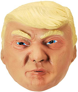 Disguise Men'S Donald Trump Deluxe Mask, Multi, One Size Elders ...
