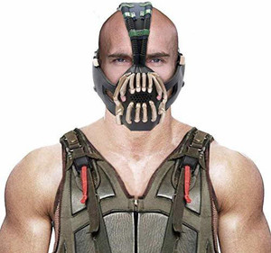 Xcoser Bane Mask Replica Bronze Version Adult Size For Batman The Dark ...