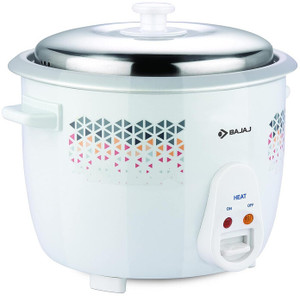 BAJAJ RCX 1.8 dlx duo Electric Rice Cooker with Steaming Feature Price ...