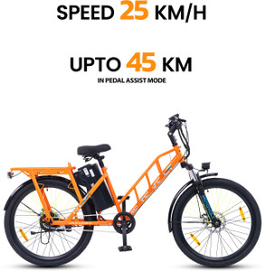 Motovolt HUM NORMAL RANGE 26 inches Single Speed Lithium-ion (Li-ion ...