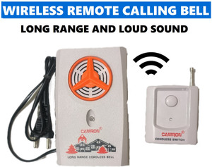 AIMERS Wireless Cordless Calling Remote Bell for Home, Shops, Offices ...